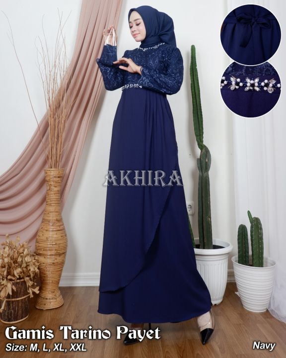 (COD)GAMIS TARINO PAYET ,DRESS PESTA MEWAH/LIMITED EDITION/ORIGINAL ...