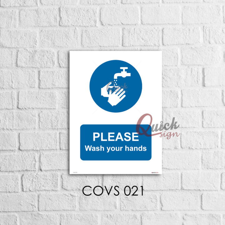 Mandatory Sign | Please wash your hands | Safety Signage | Safety ...