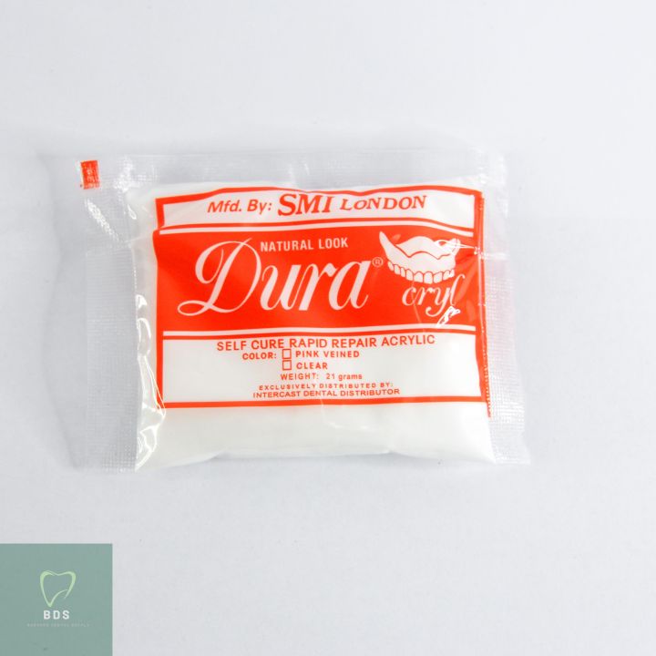 Dura Self cure Cryl Dental Acrylic Powder (Polymer) | Lazada PH
