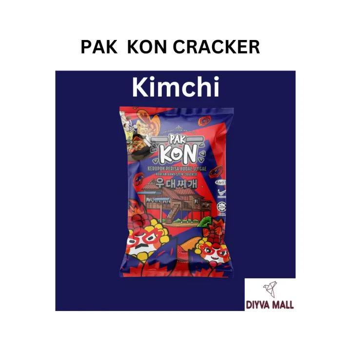Snacks PAK KON Corn Cracker 50g Kimchi / Wasabi Seaweed / Salted Egg ...