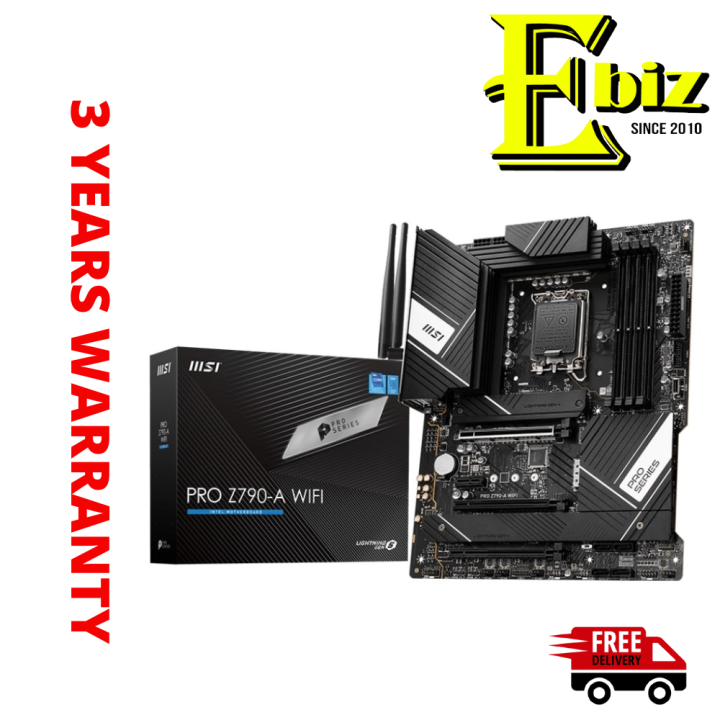 MSI PRO Z790-A WIFI LGA1700 DDR5 Motherboard | Lazada