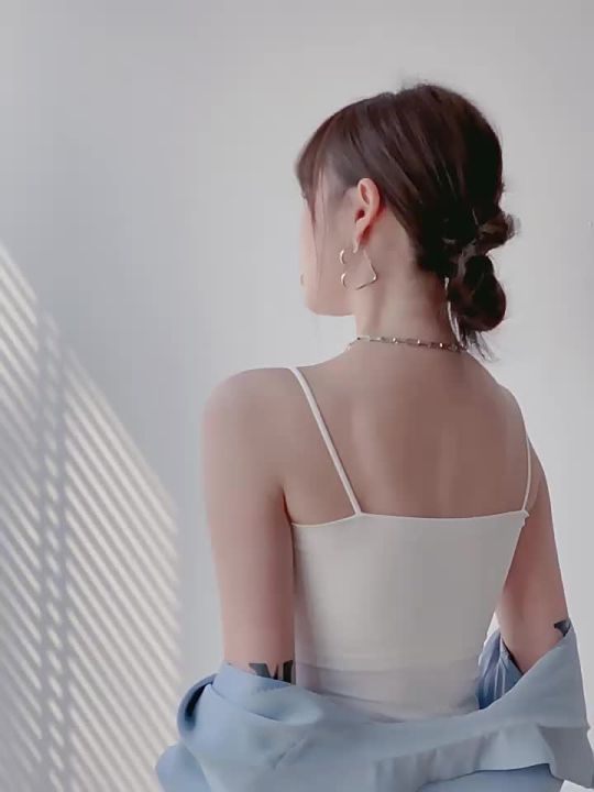 Wintin เสื้อกล้ามสายเดี่ยวใส่ด้านนอกแบบผ้าโมดอลใส่ด้านในใส่ด้านนอกแบบ ...