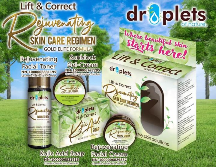 Droplets Rejuvenating Set Green Box New Packaging 100% Authentic ...