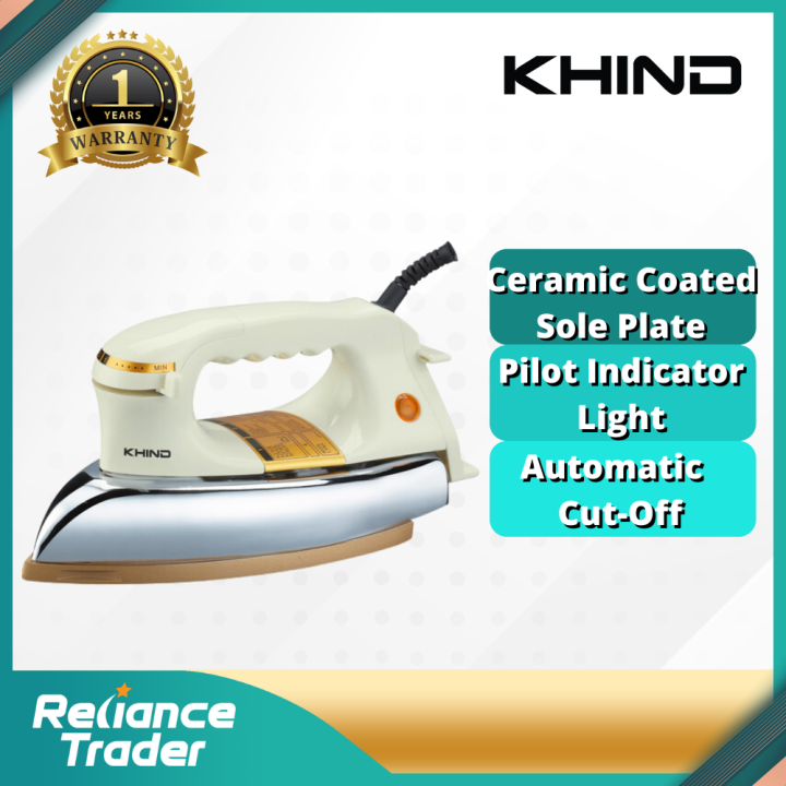 Khind Electric Dry Iron EI303 / Pensonic 2250W Steam Iron with Variable ...