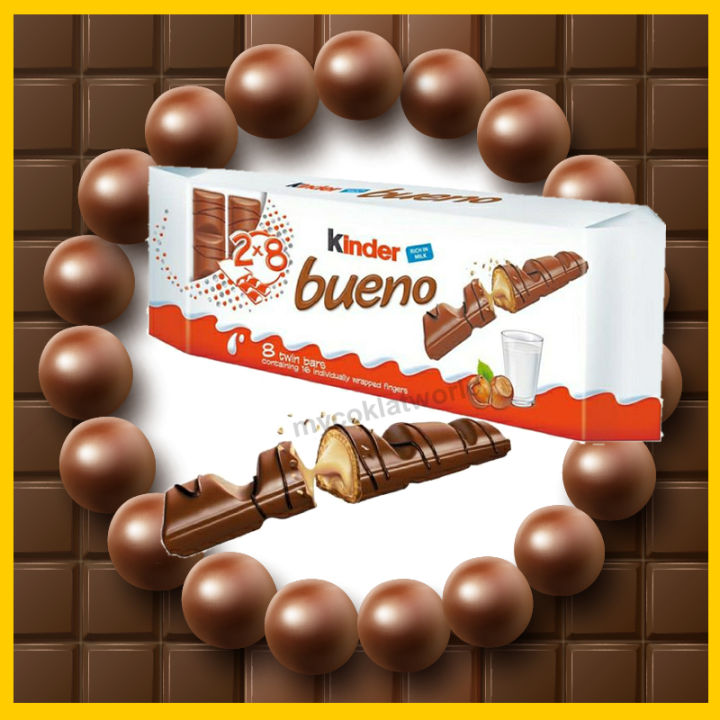 Kinder Bueno 8 Twin Chocolate Bars 344g | Lazada