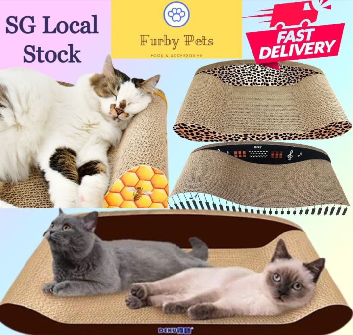 Cool Cat Scratch Board Cat Scratch Bed Ready Stock Durable Scratcher ...