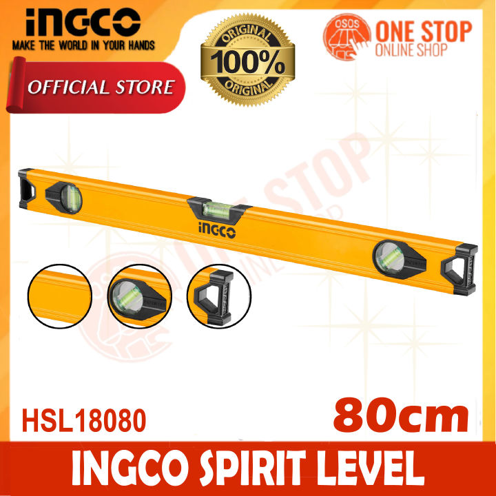 INGCO Spirit Level 80cm HSL18080 •osos• | Lazada PH