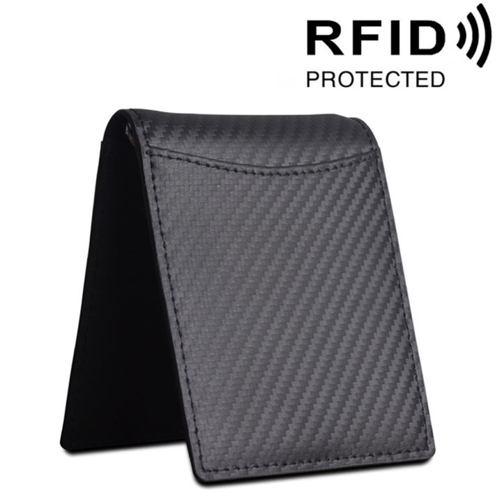 RFID Carbon Fiber Wallets for Men - Minimalist Aluminum Wallet for Men ...