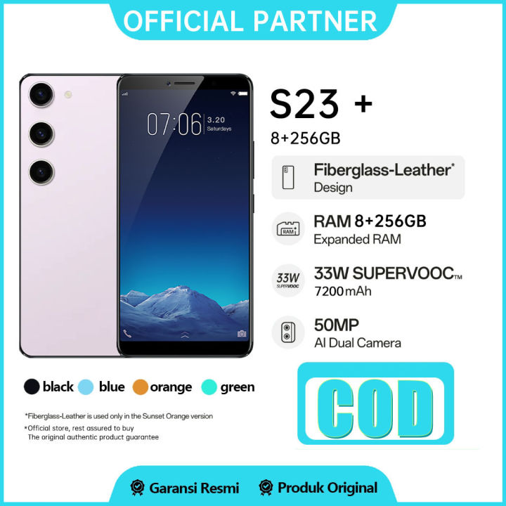 Handphone S23+ 5G 12GB+ 512GB Handphone s23 Ultra Android 12 HD Camera ...