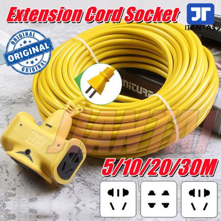 Extension Cord Socket With Cable Extra-long Plug-in Strip 5/10/20/30 ...