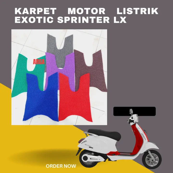 Karpet Motor Listrik Exotic Sprinter LX | Lazada Indonesia
