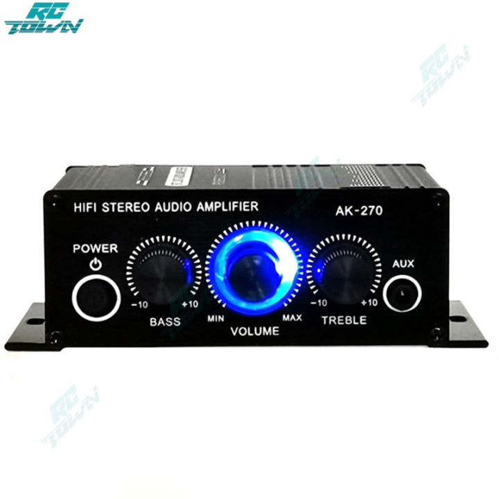 2023New!!AK270 Mini Audio Amplifier 20Wx2 12V Speaker Portable Home ...