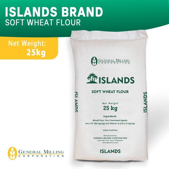 Islands Brand Soft Wheat Flour 25kg | Lazada PH