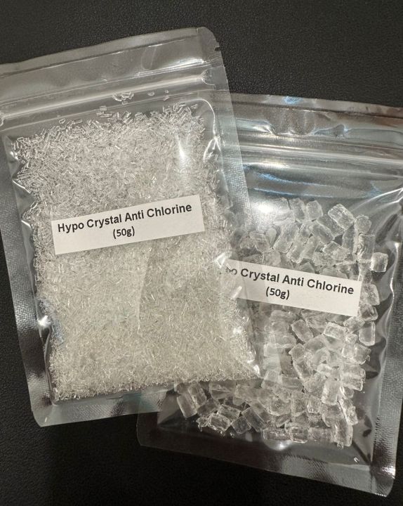 Hypo Crystal Anti chlorine and Chloramine Water treatment 50g | Lazada