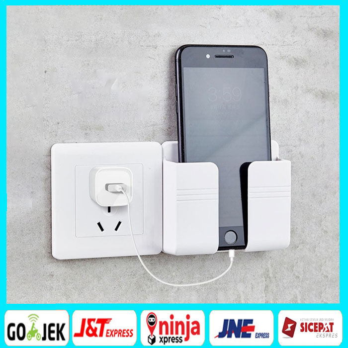Holder Hp Tempel Dinding - Tempat Hp / Remote di Dinding Multifungsi ...