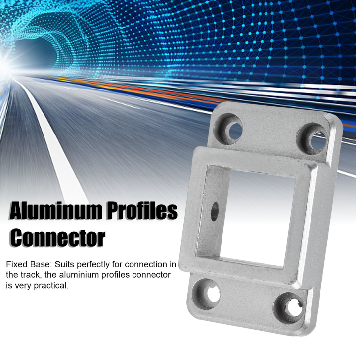 Aluminum Profiles Connector Fixed Base Connection Block 2 Way Square ...