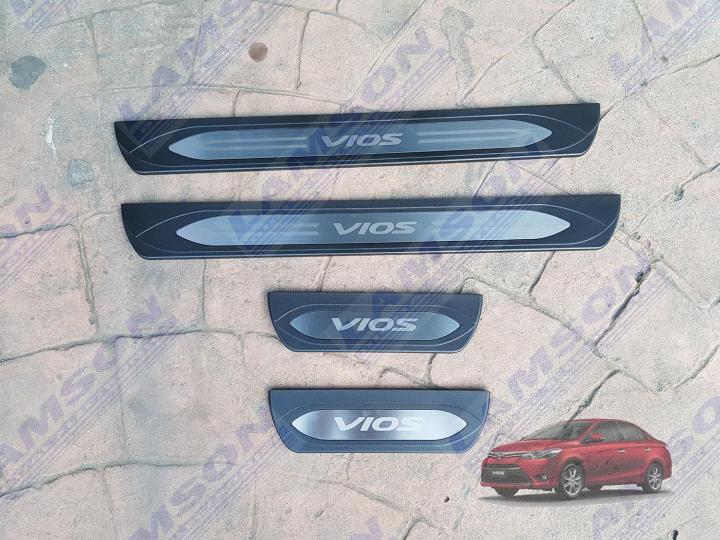 Toyota Vios 2013 - 2018 Side Step Sill Scuff Plates | Lazada PH