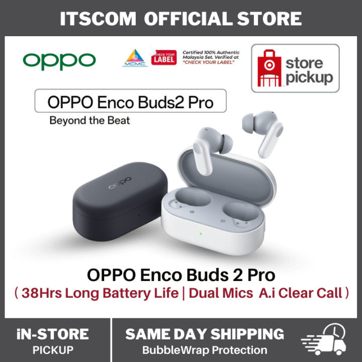 Oppo Enco Buds 2 Pro | Dual Mic and A.I Clear Call Algorithm | IP55 ...