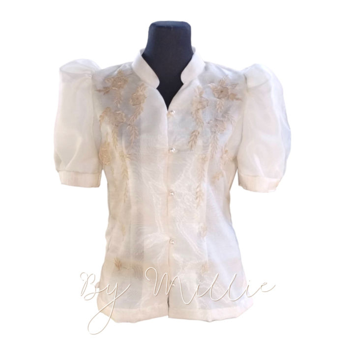 (NEW) Filipiniana Barong Chinese Collar with Embroidery | Lazada PH