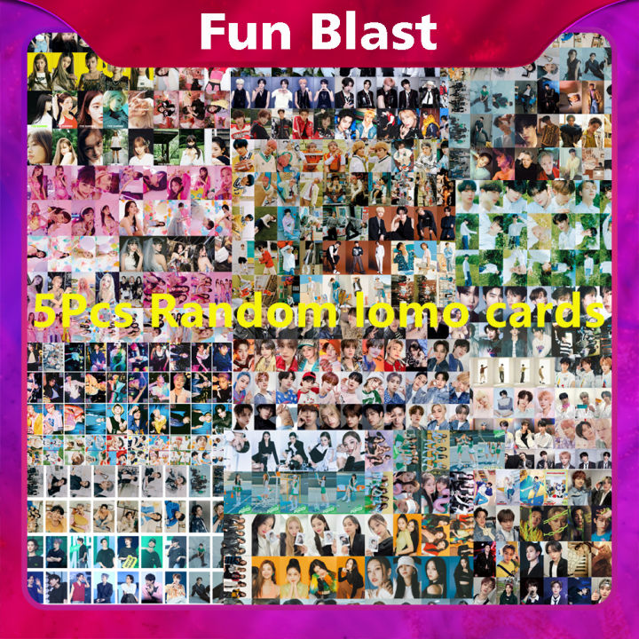 5Pcs Random lomo cards Collection small cards Photocards Kpop Group ...