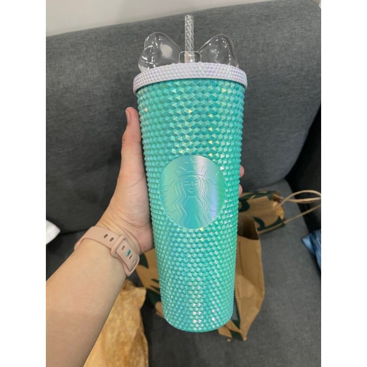 STARBUCKS X STANLEY TIFFANY BLUE COLD CUP 40OZ WITH ECO BAG AND BOX ...
