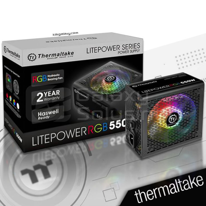 Thermaltake LITEPOWER RGB 550Watt Power Supply | Lazada Indonesia
