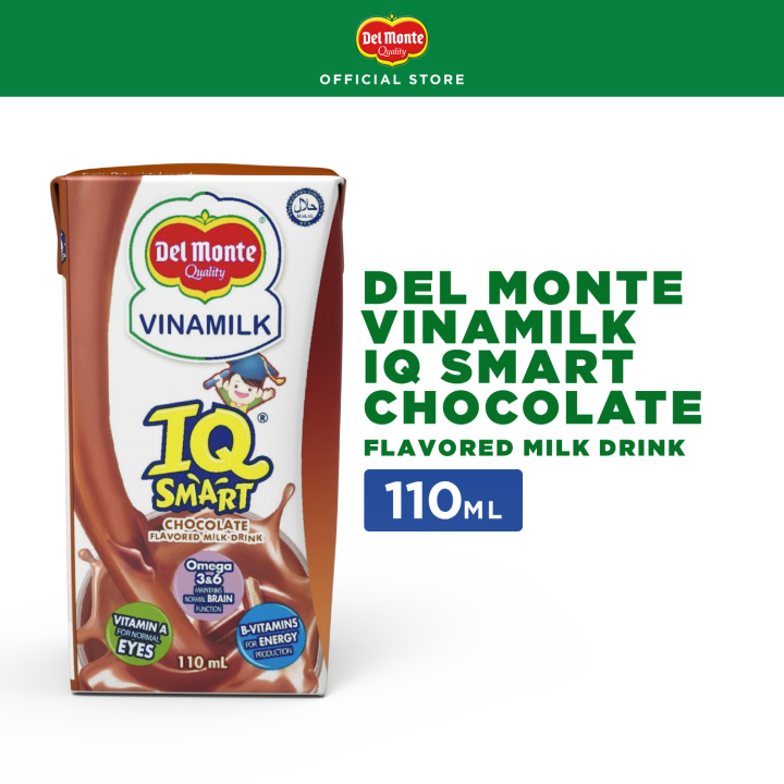 DEL MONTE VINAMILK IQ SMART® Chocolate Flavored Milk Drink with OMEGA 3 ...
