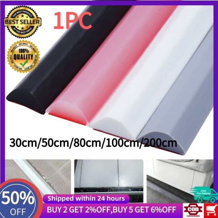 1PC 30/50/80/100/200cm Bathroom Retention Water Barrier Strip Dry Wet ...