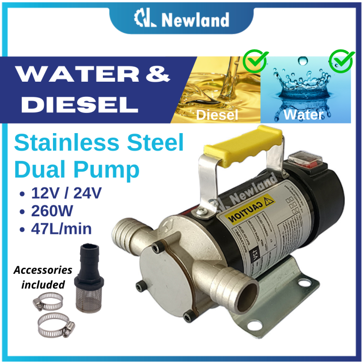 Water and Diesel Pump 12V / 24V / Fuel Pump / Water Pump / Pam Air/ Pam ...