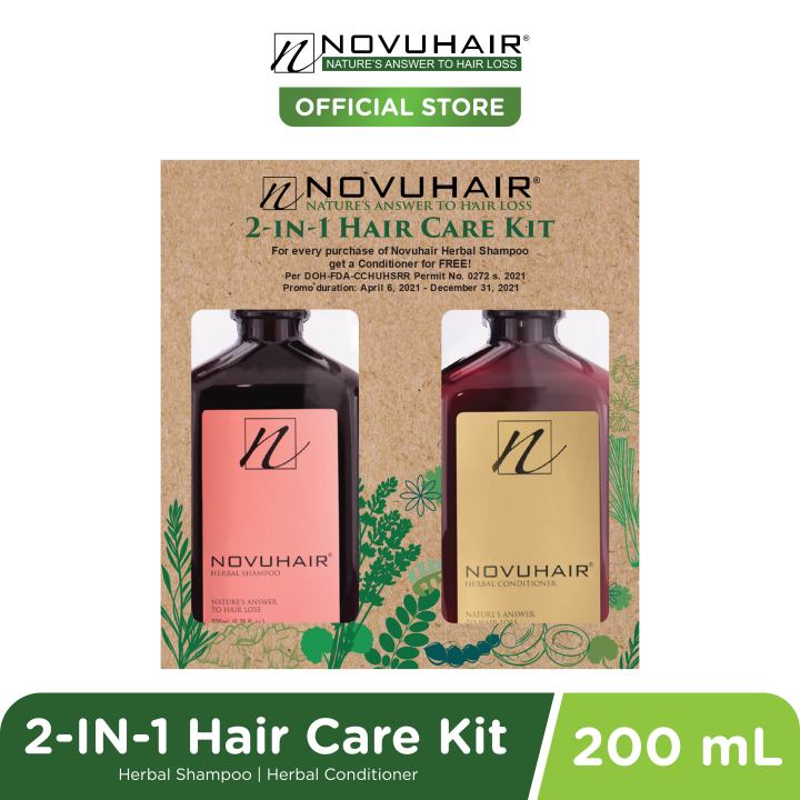 Novuhair Anti Hair Loss Anti Hair Fall Anti Dandruff Hair Treatment Herbal Shampoo and ...