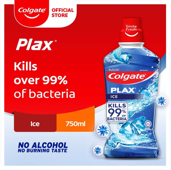 Colgate Plax Ice Mouthwash 750ml | Lazada