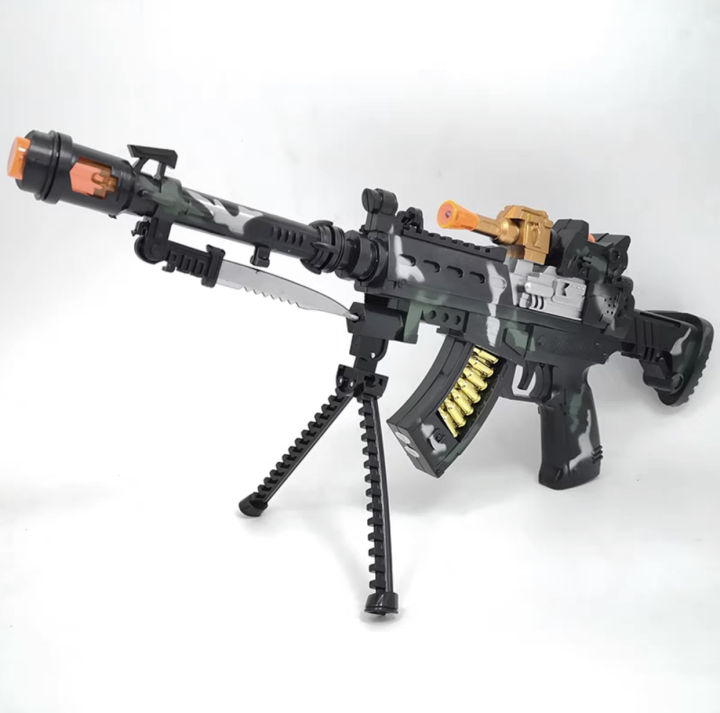 Electric Machine Gun Toys light and sound Electric toy submachine gun ...