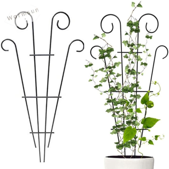 WARMSUN Indoor Curly Stand For Flower Pot Leaves Indoor Potted Plant Climbing Frame Climber Pole ...