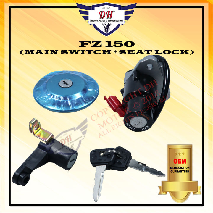 FZ 150 V1 / V2 JINKUN IGNITION MAIN SWITCH ASSY + SEAT LOCK YAMAHA | Lazada