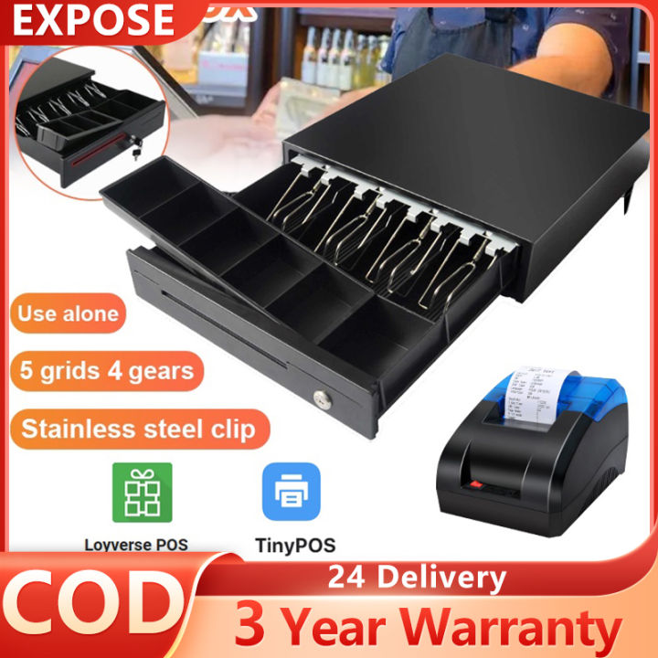 Cash Drawer Box Heavy Duty Cash Drawer Box Currency Tray Store POS ...