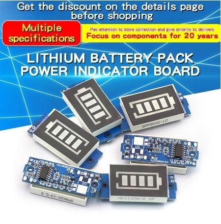 Penguji 18650 Li-po Li-ion Paket Baterai Lithium Indikator Kapasitas ...