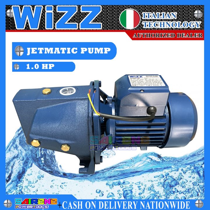 Wizz italy Technology professional JET MATIC water pump 1hp (WZ-WJSW ...
