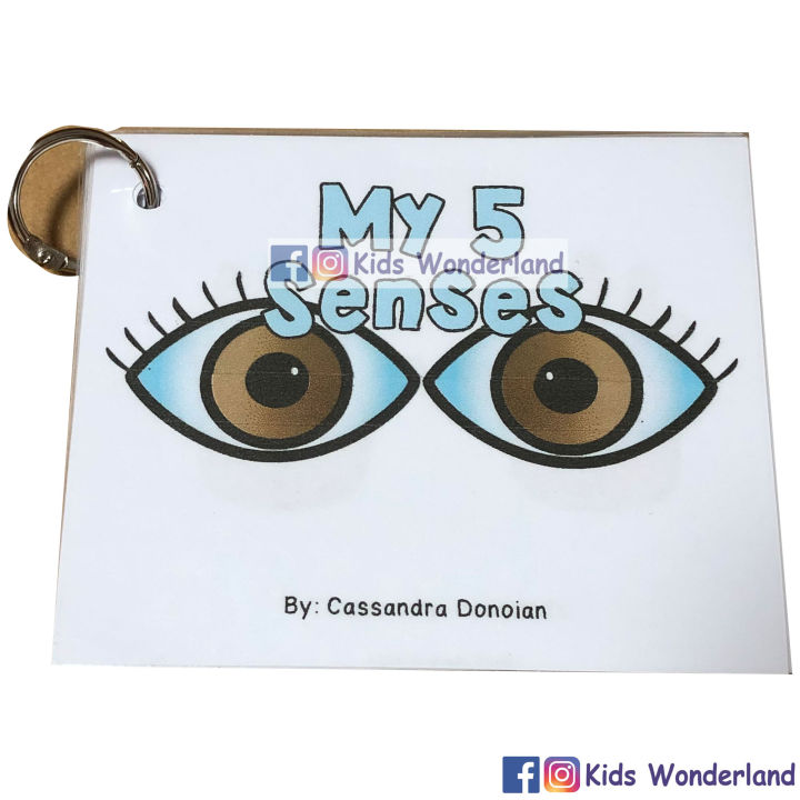 Montessori Quiet Book - My 5 Senses 安静书 | Lazada