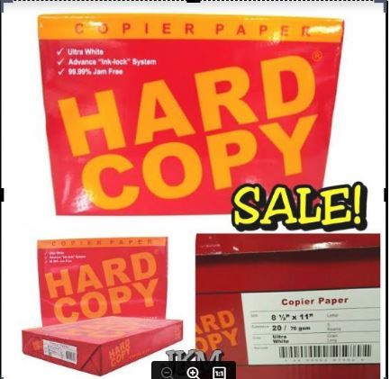 500 SHEETS / 1 WHOLE Ream / Hard Copy Bond Paper Short Bond Paper Size ...