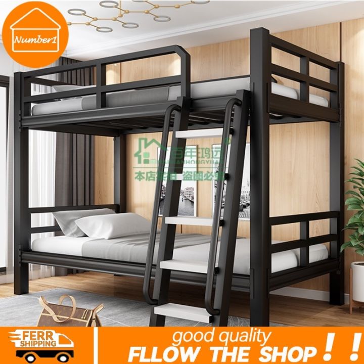 COD Bed Frame platform bedIron New Loft Bed Bed Apartment Combination ...