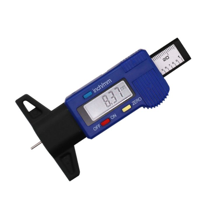 LCD Display Tire Thread Measuring Gauge Digital Tire Depth Gauge Tire ...