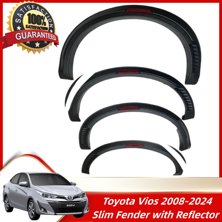 Toyota Vios 2008-2024 Slim Fender with Reflector | Lazada PH