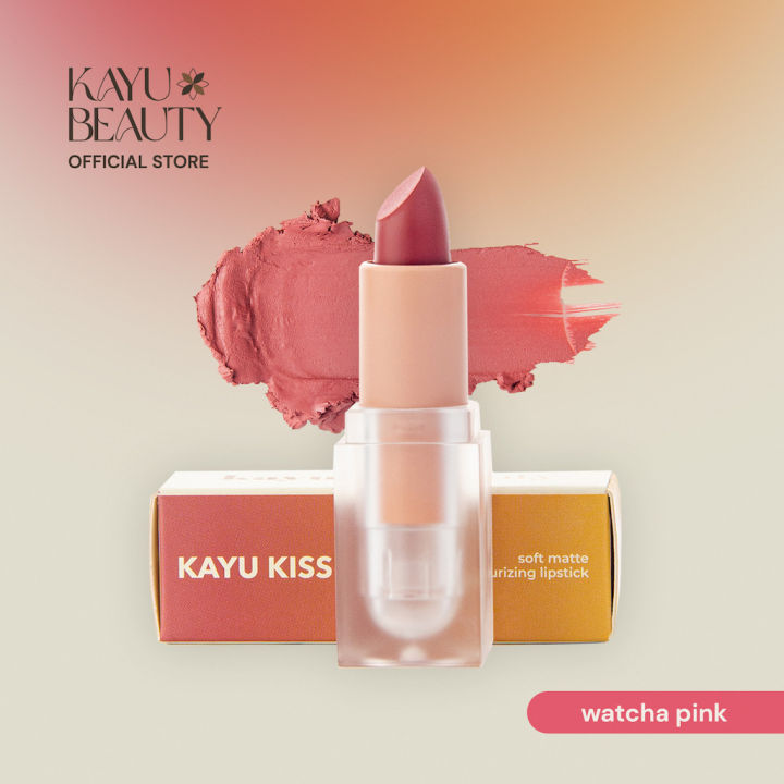 Kayu Beauty Kayu Kiss Soft Matte Moisturizing Lipsticks in Watcha pink ...