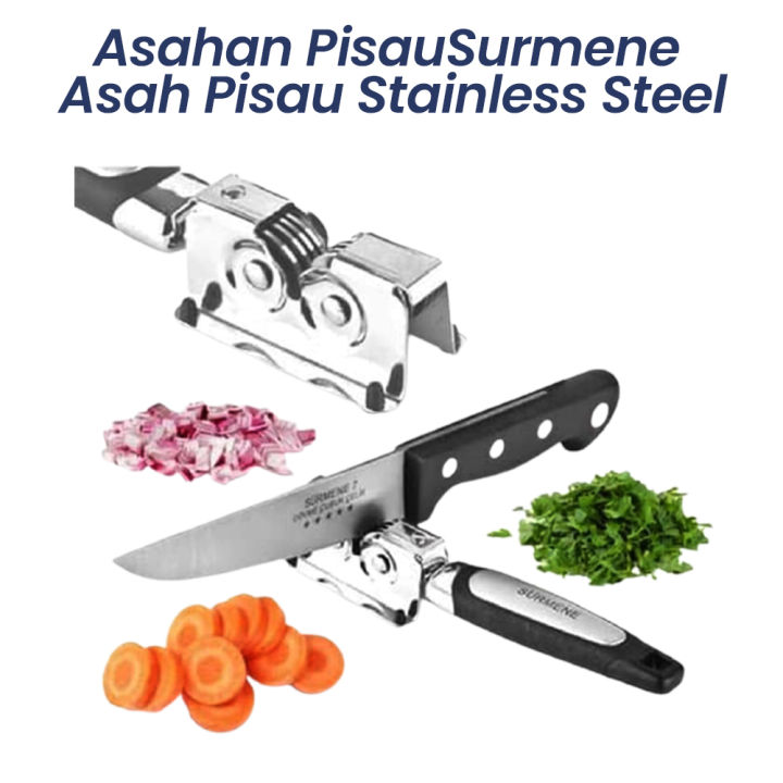 Asahan PisauSurmene Asah Pisau Stainless Steel/ Pengasah Gunting Pisau ...