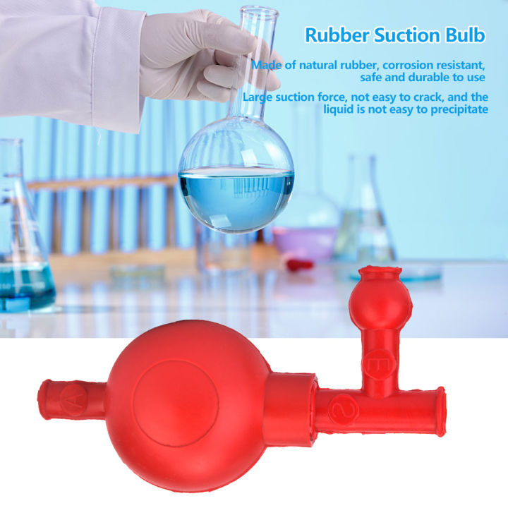 Lab Rubber Suction Bulb Pipette Filler for Laboratories (Red) | Lazada PH