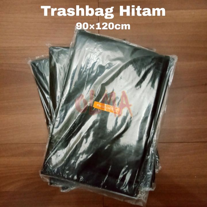 Kantong Sampah Plastik 90×120 cm Trash Bag Hitam Kresek Besar Limbah ...