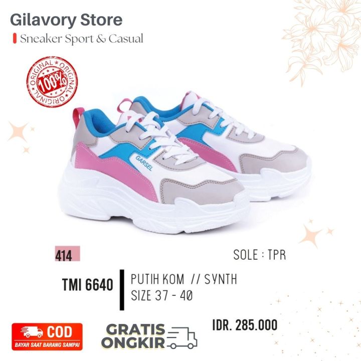 Garsel Sepatu TERLARIS !! Sepatu Sneaker Wanita Terbaru - Sepatu Sport ...