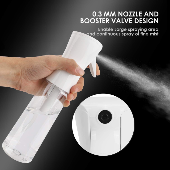 Alcohol Spray Bottle 300ml Continuous High Pressure Spray Mist Bottle ...