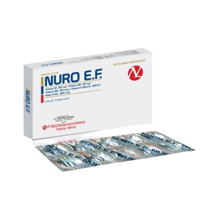 nuro e.f 3 strip x 10 kapsul lunak (1 box) | Lazada Indonesia