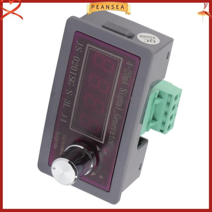 PEANSEA High Accuracy 4-20mA Generator 4-20mA Adjustable Signal Generator Instrument Calibration ...